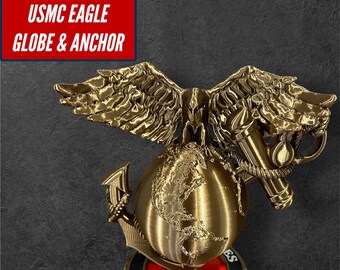 USMC EGA This is a 3D Printed Eagle, Globe and Anchor US Marine Corps ...