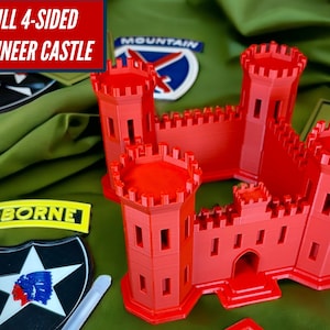 FULL Four-sided Engineer Castle 3d-printed Combat Engineer Army Corps ...