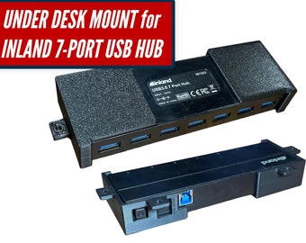 Plugable USBC-HUB7BC 7 Port Hub Under Desk Mount - Etsy