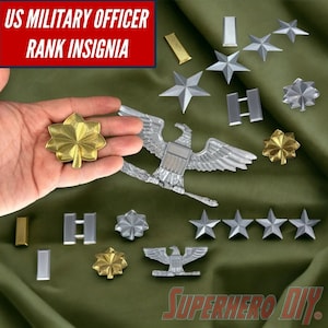 US Military Officer Rank Insignia | Perfectly Detailed and Authentic ...