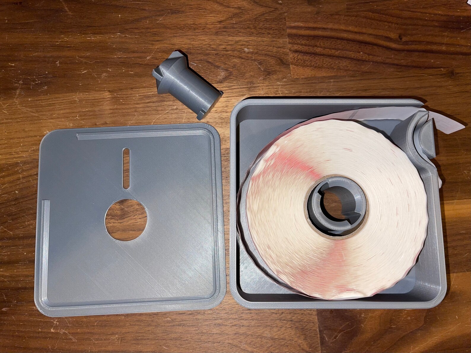 1” Label Dispenser With Removable Cover | 3d-printed Sticker Label ...