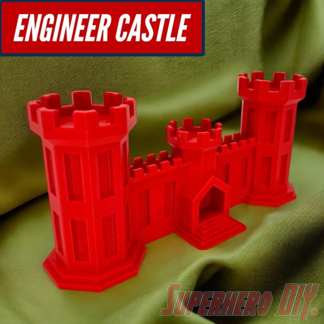 Corps Castle 3d-printed | Combat Engineer Army Corps of Engineers Logo ...