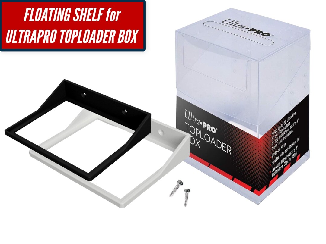 Floating Shelf for Ultrapro Toploader Box | 3d-printed Display Shelf ...
