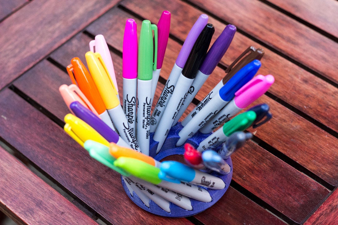 Crown for Sharpie Fine Point Permanent Markers | Holds 24 Regular ...