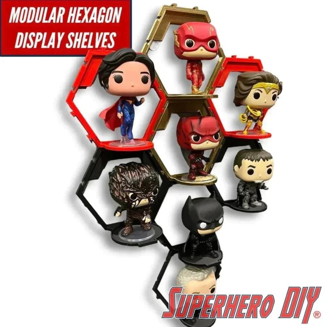 Honeycomb Pop Display: Modular Shelf System for Funko Pop Display ...