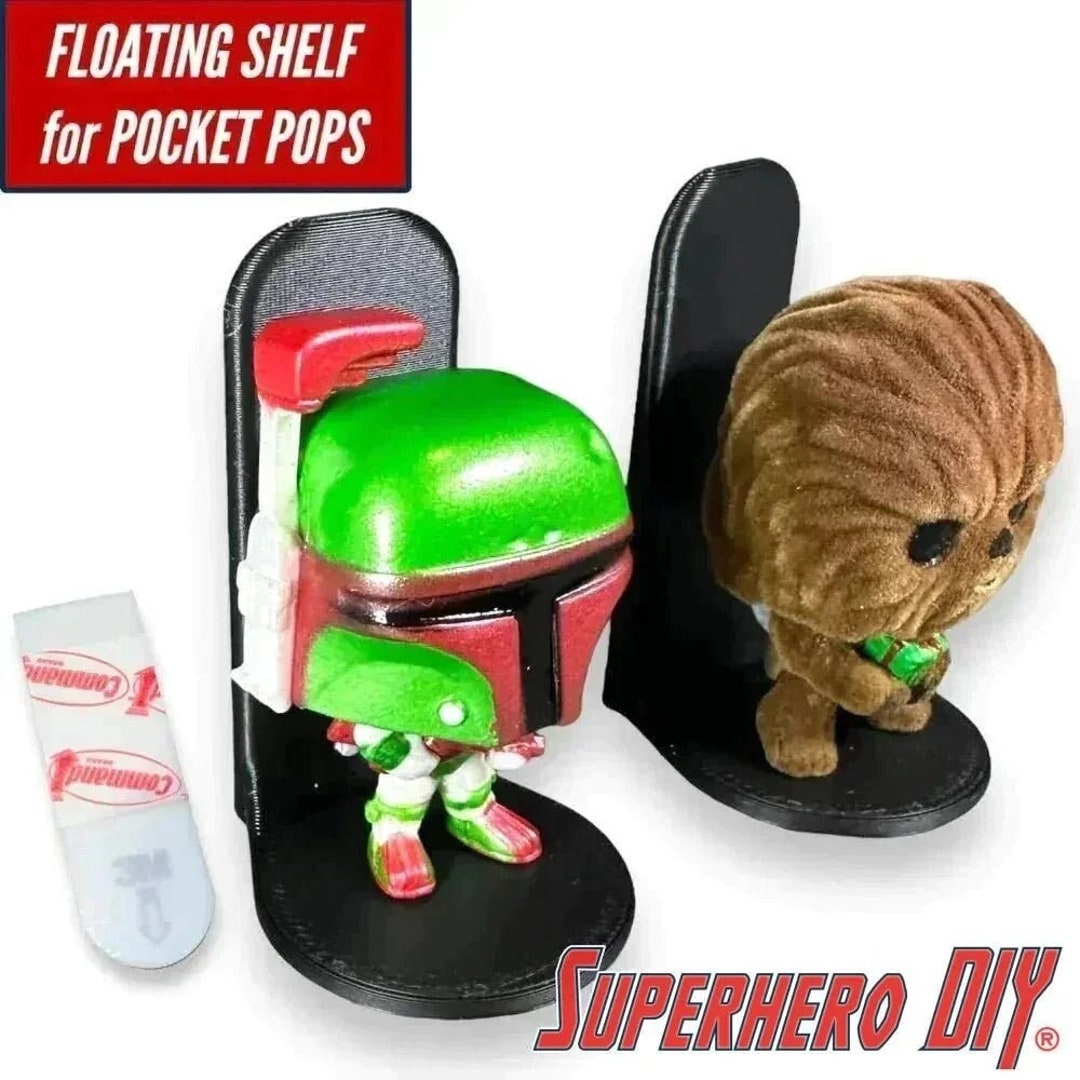 Floating Shelf for Funko Pocket Pops | Out of Box Wall Display | Comes ...