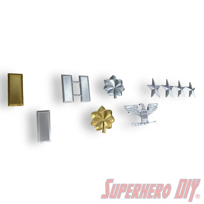 US Military Officer Rank Insignia | Perfectly Detailed and Authentic ...