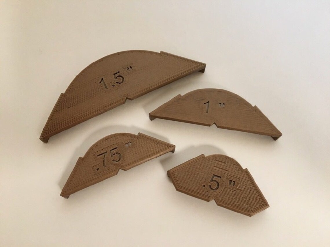 Rounded Corner Template | 3d-printed Woodworking Corner Stencil - Etsy