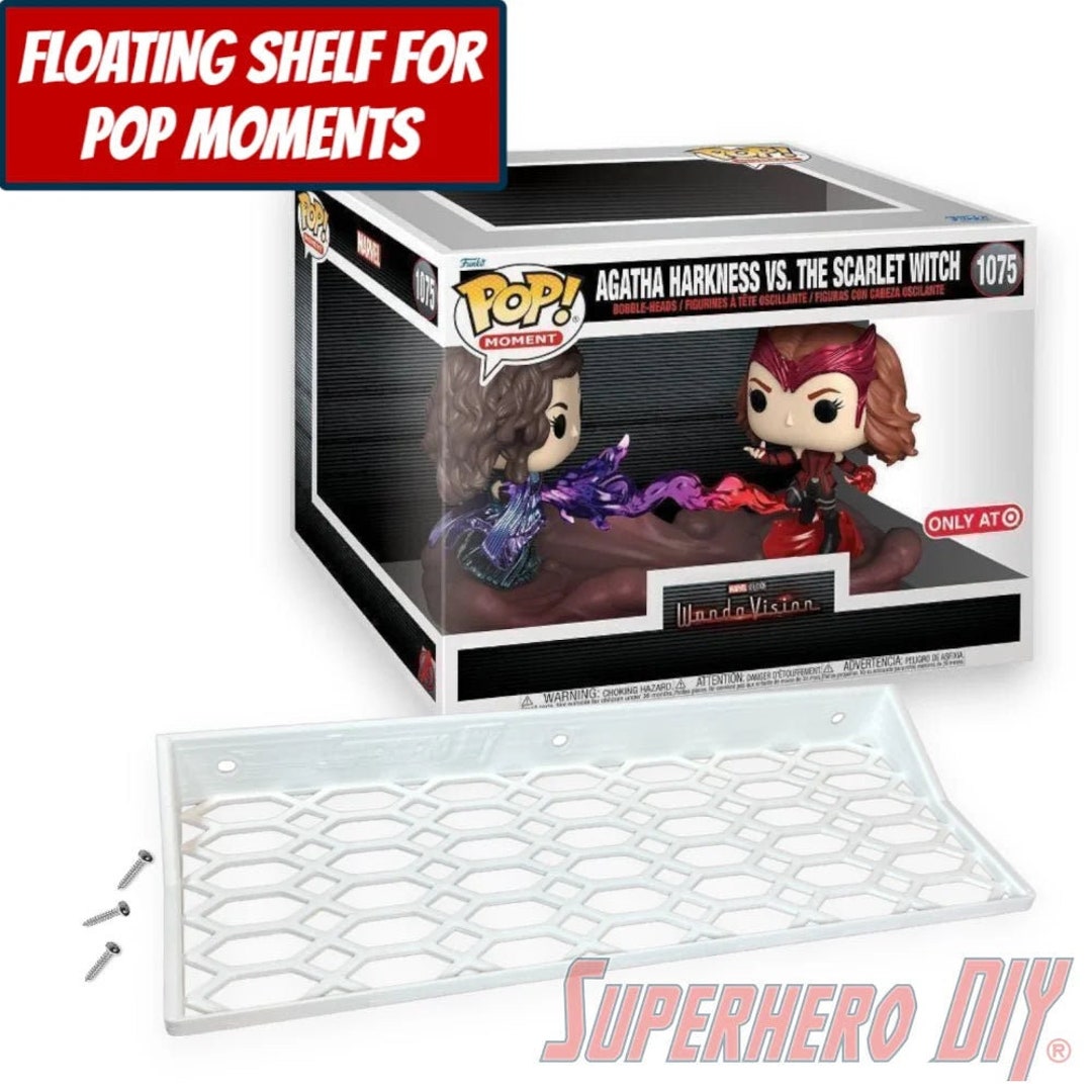 Floating Shelf for Funko Pop Moment Agatha Harkness Vs the Scarlet ...