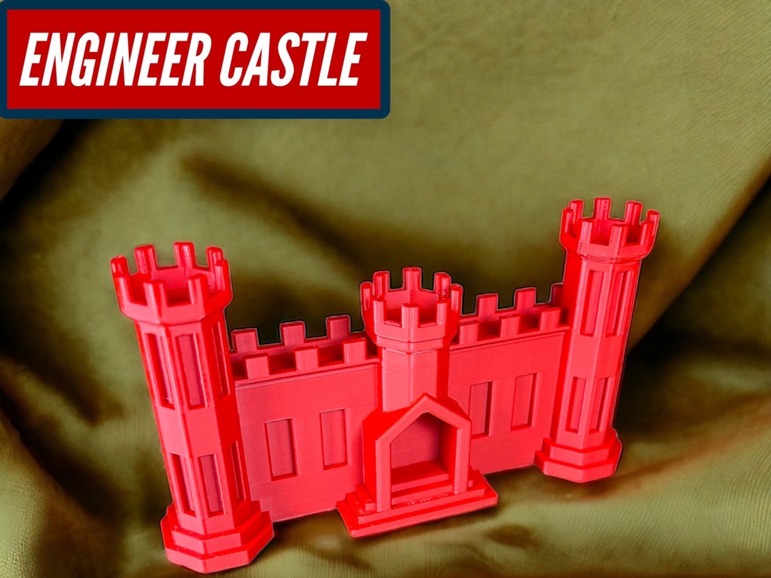 Corps Castle 3d-printed | Combat Engineer Army Corps of Engineers Logo ...