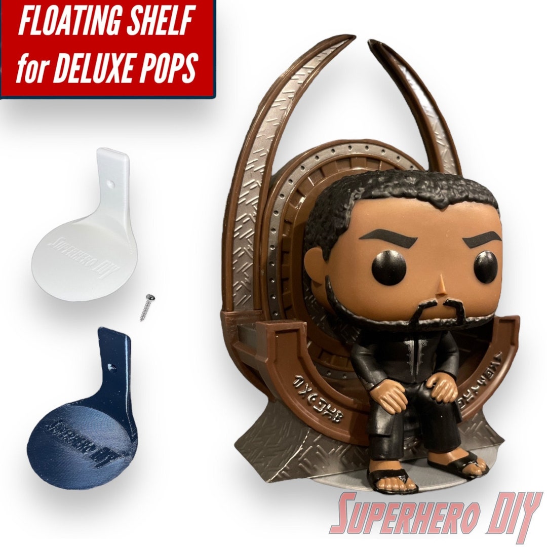 Floating Shelves for DELUXE Funko Pop Figures | Wall Stand Display ...