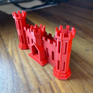 Corps Castle 3d-printed | Combat Engineer Army Corps of Engineers Logo ...