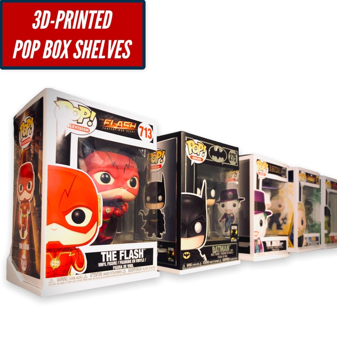 Floating Shelves for Funko Pop Boxes Display Shelf for Soft Cases, Hard ...