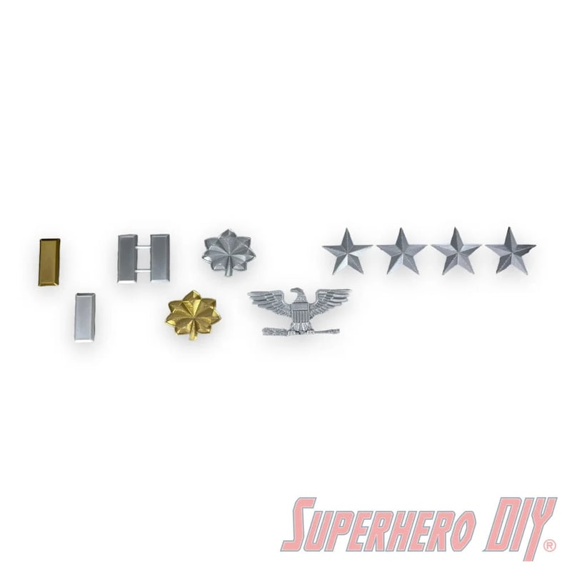 US Military Officer Rank Insignia | Perfectly Detailed and Authentic ...