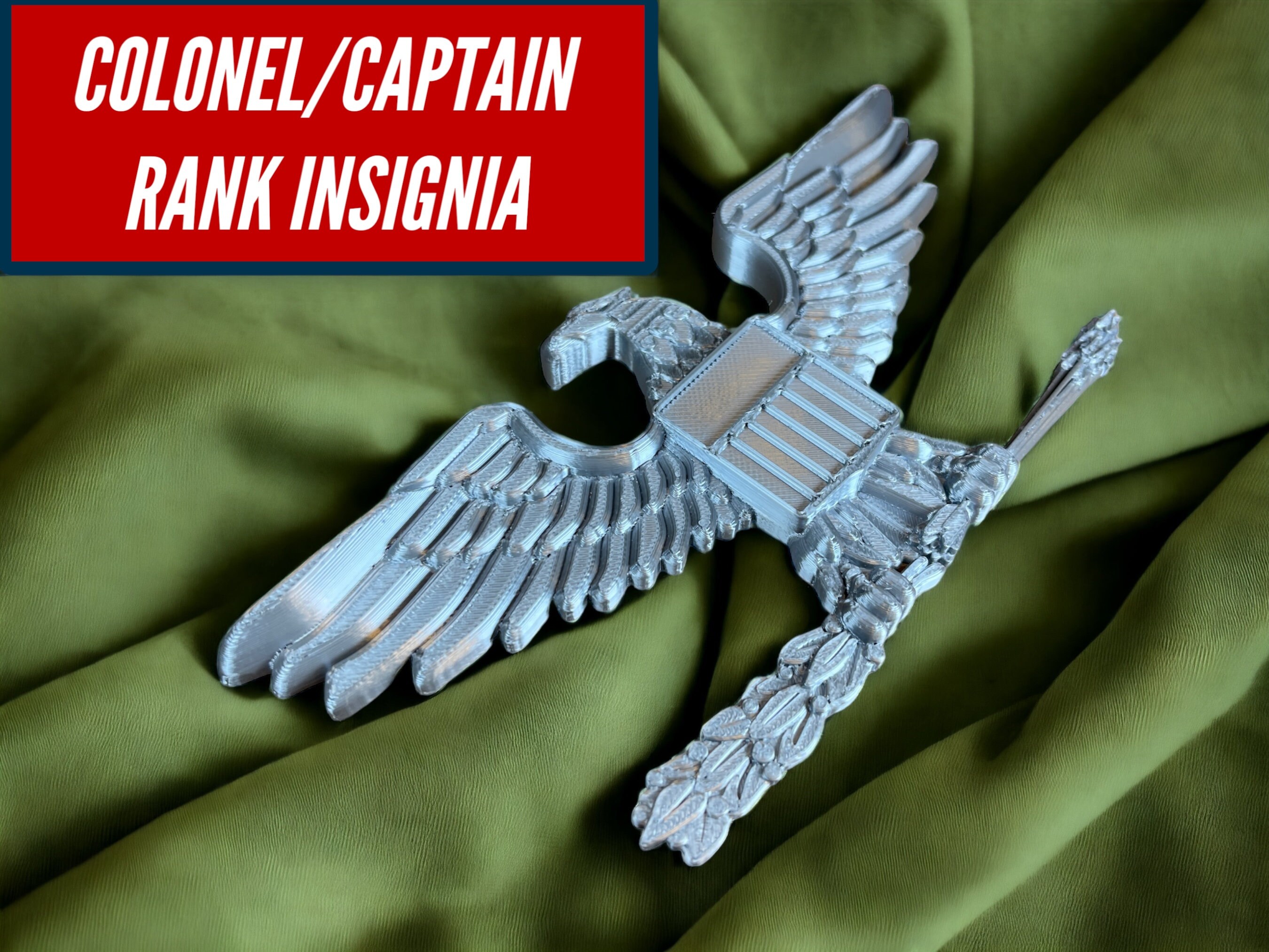 Colonel / Captain Rank Insignia Perfectly Detailed and - Etsy