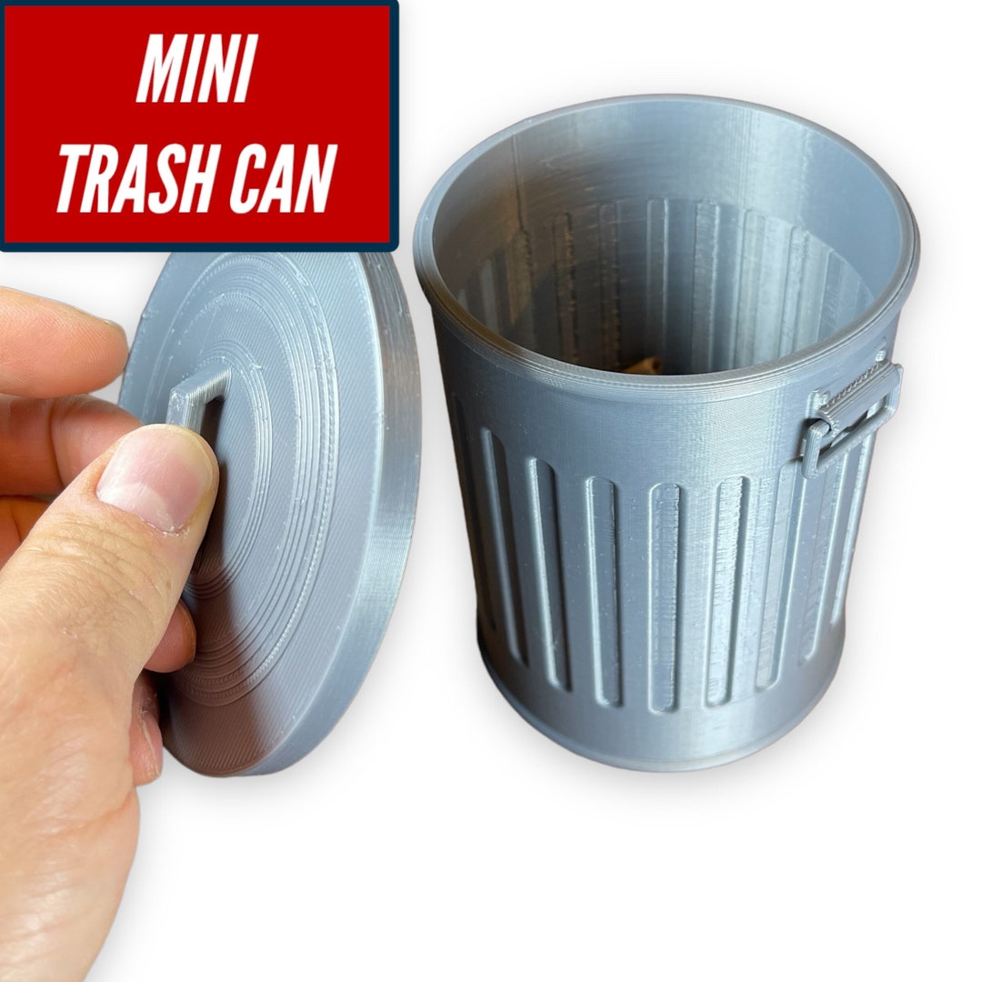 Mini Trashcan a Simple Desktop Trash Can, Desk Organizer or Candy ...