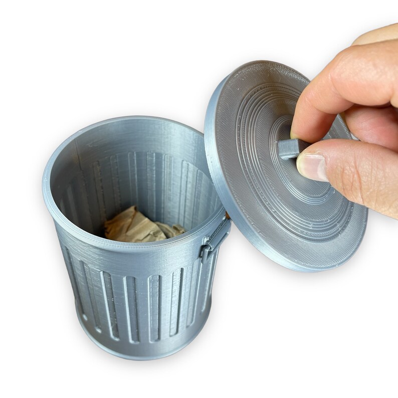 Mini Trashcan a Simple Desktop Trash Can Desk Organizer or - Etsy