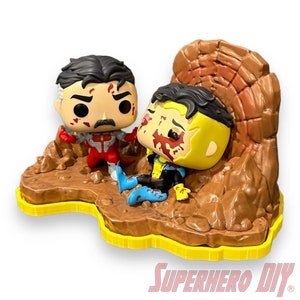 Floating Shelf for Funko Pop! Moment Omni Man & Invincible #1503 (think ...