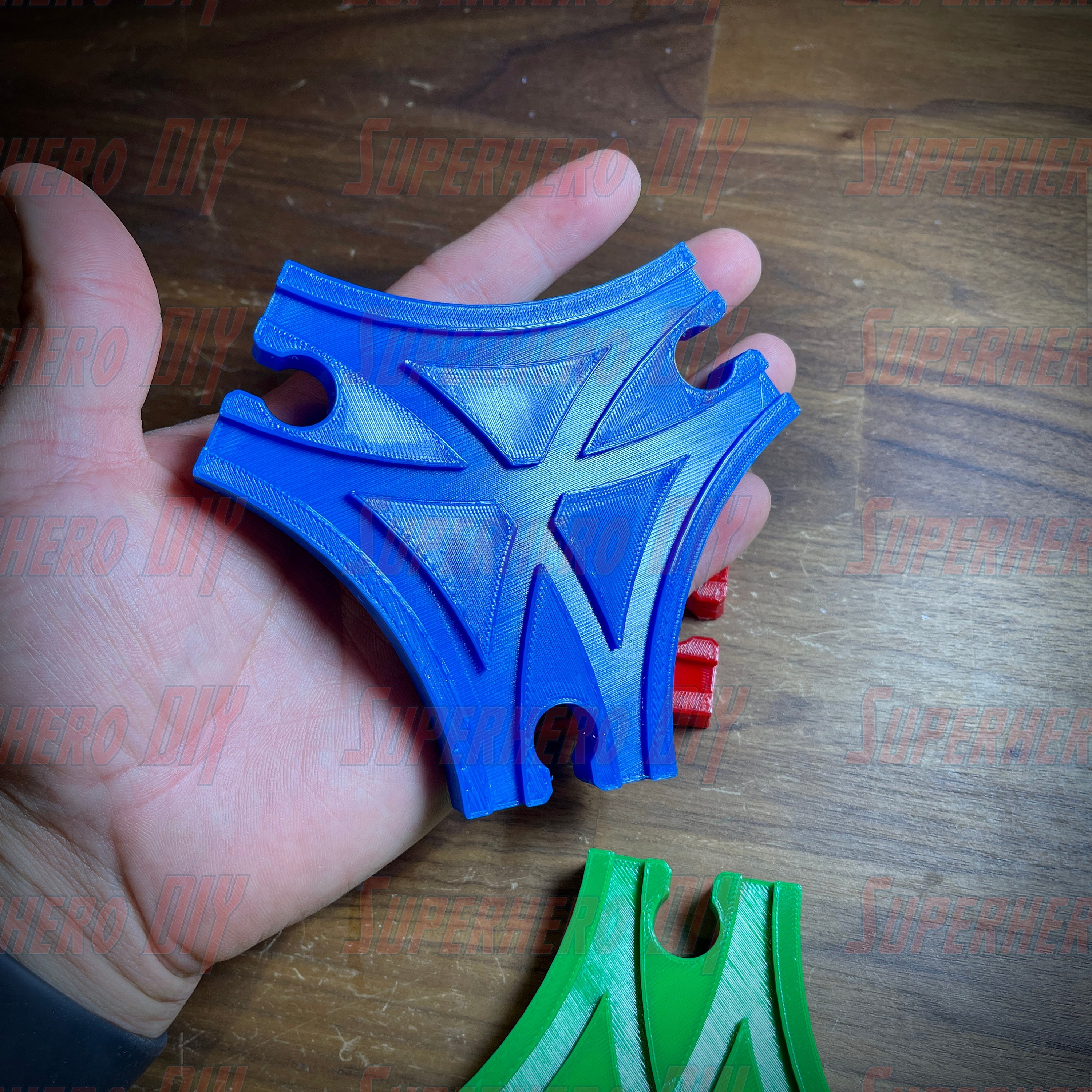 3-WAY Triangle Junction Track Piece Compatible With Brio or Wooden ...