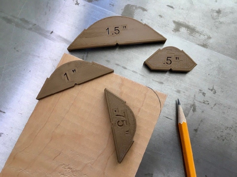 Rounded Corner Template | 3d-printed Woodworking Corner Stencil - Etsy