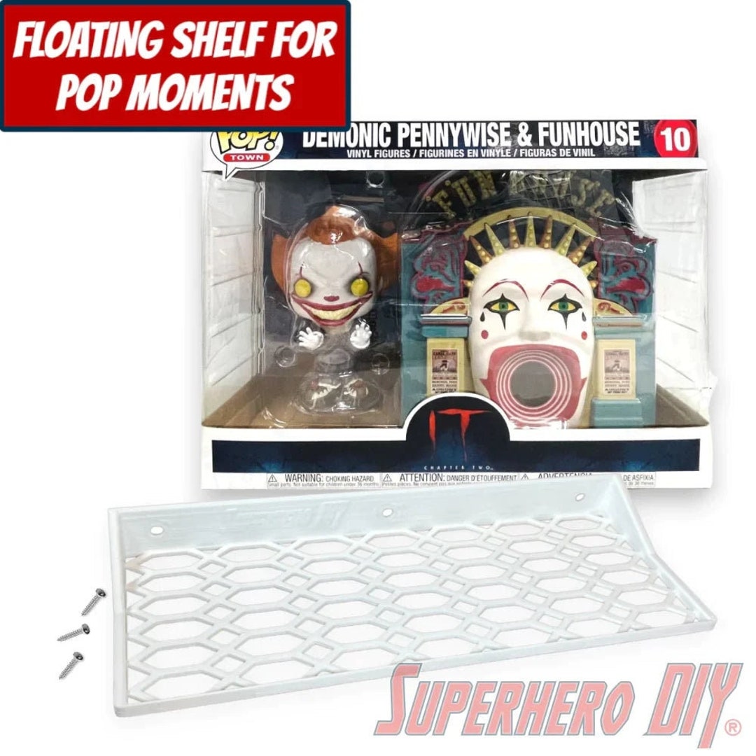 Floating Shelf for Funko Pop Town Demonic Pennywise & Funhouse 10 - Etsy