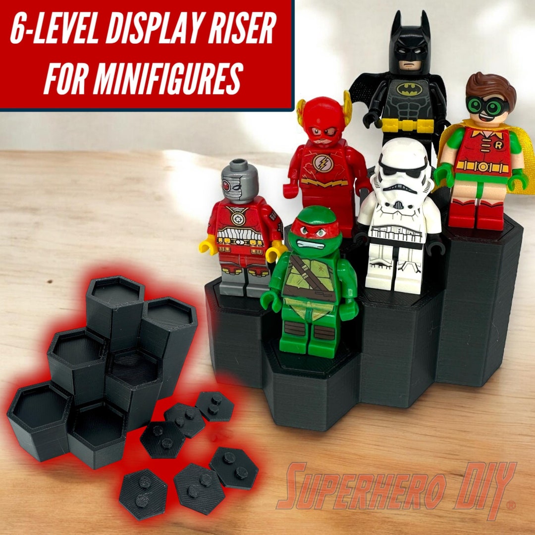 6-level Hexagon Display Riser for LEGO® Minifigures - Etsy