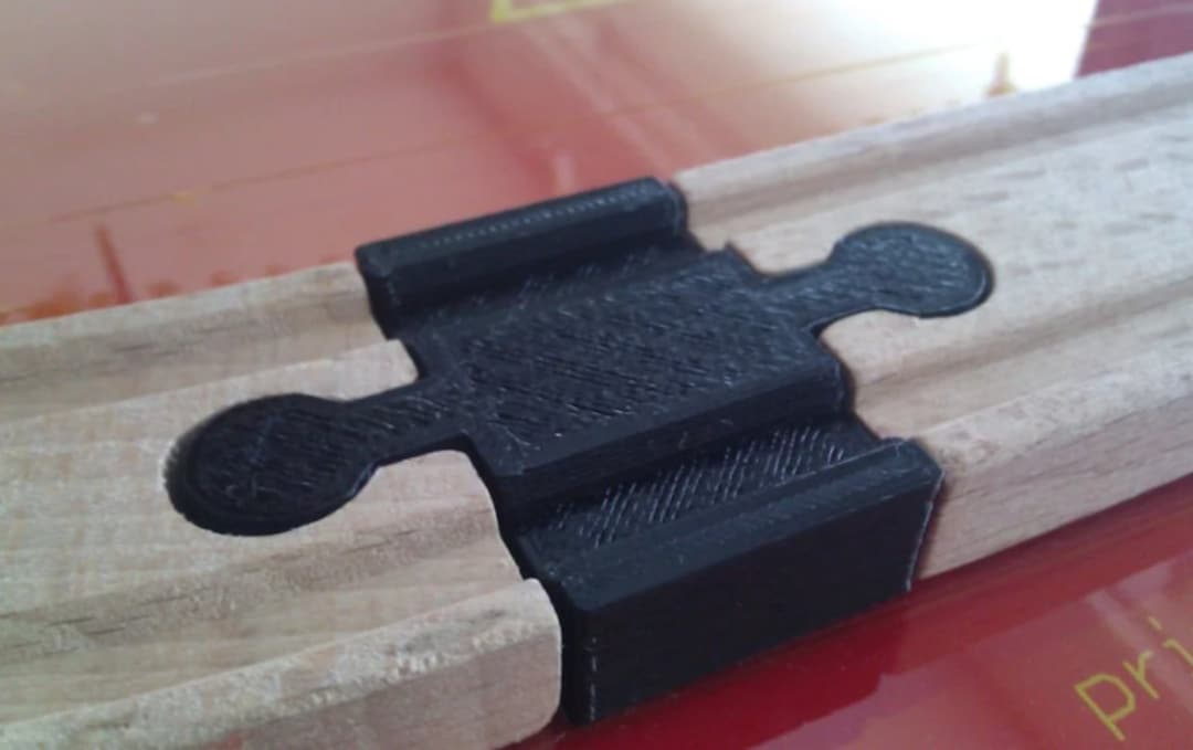 Male to Male Train Track Connector Piece Compatible With Brio or Wooden ...