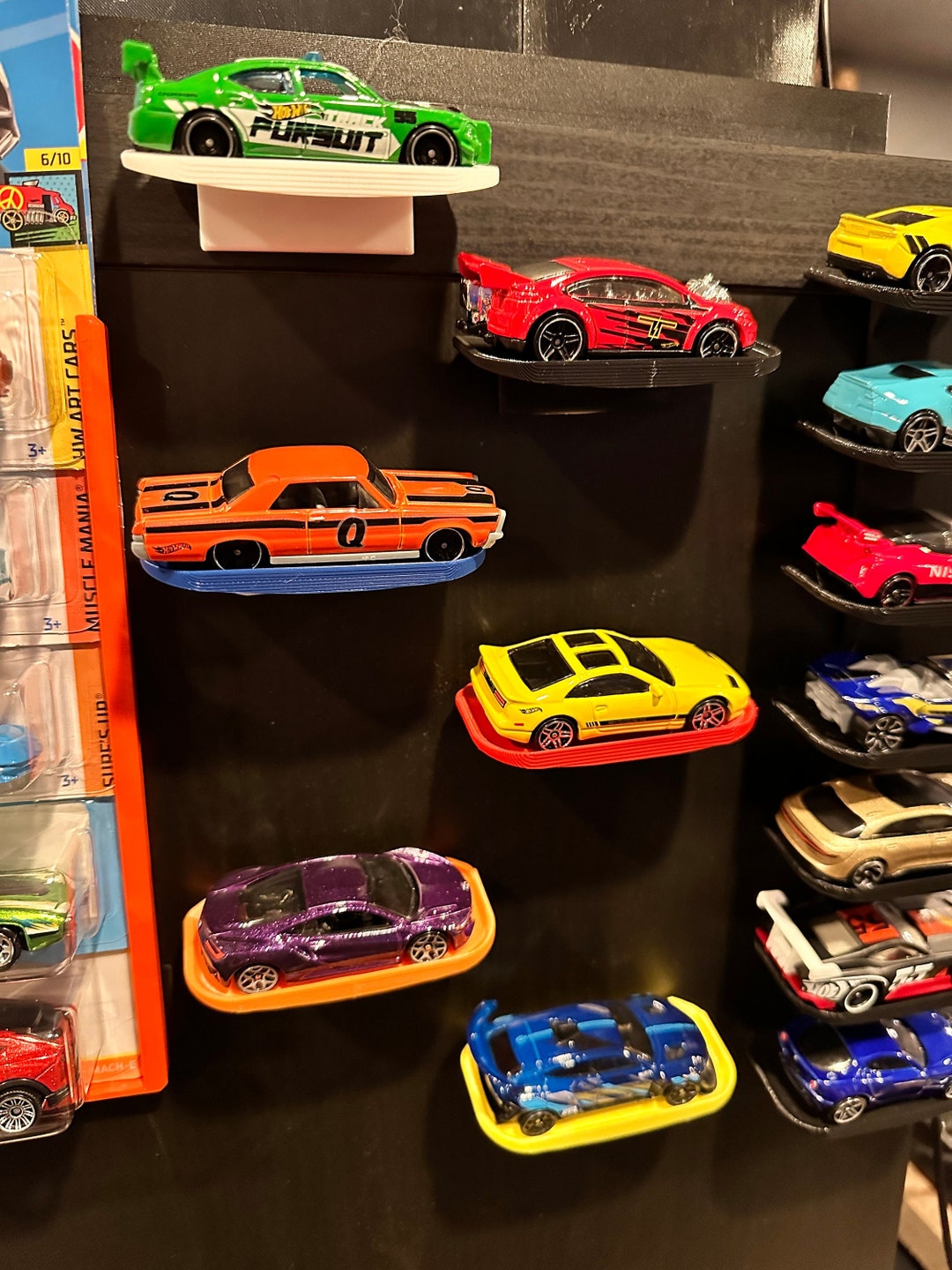 Floating Shelf for Hot Wheels or 1:64 Vehicles | Space-saving Wall ...