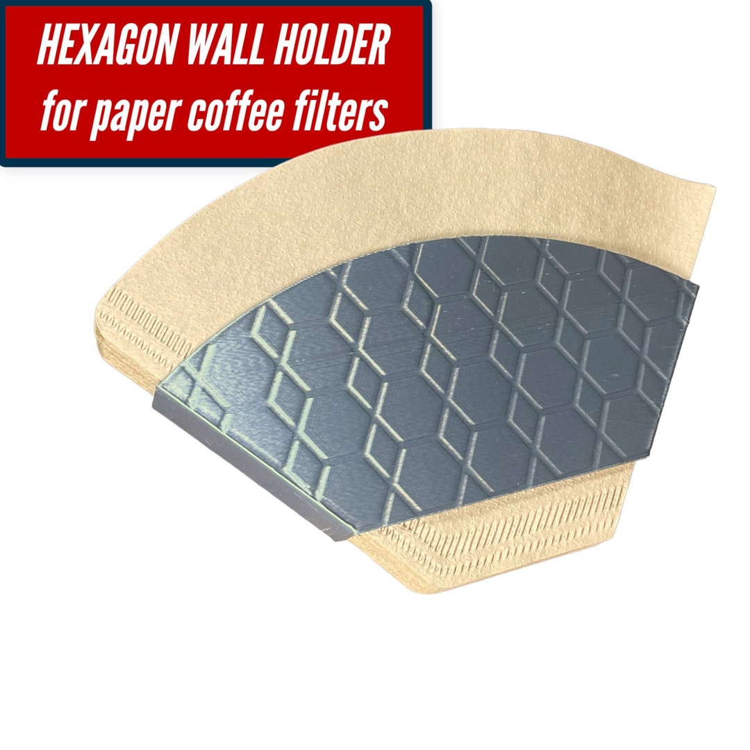 Wall Mount Filter Holder for Pour Over Coffee Filters | Inside Shelf ...