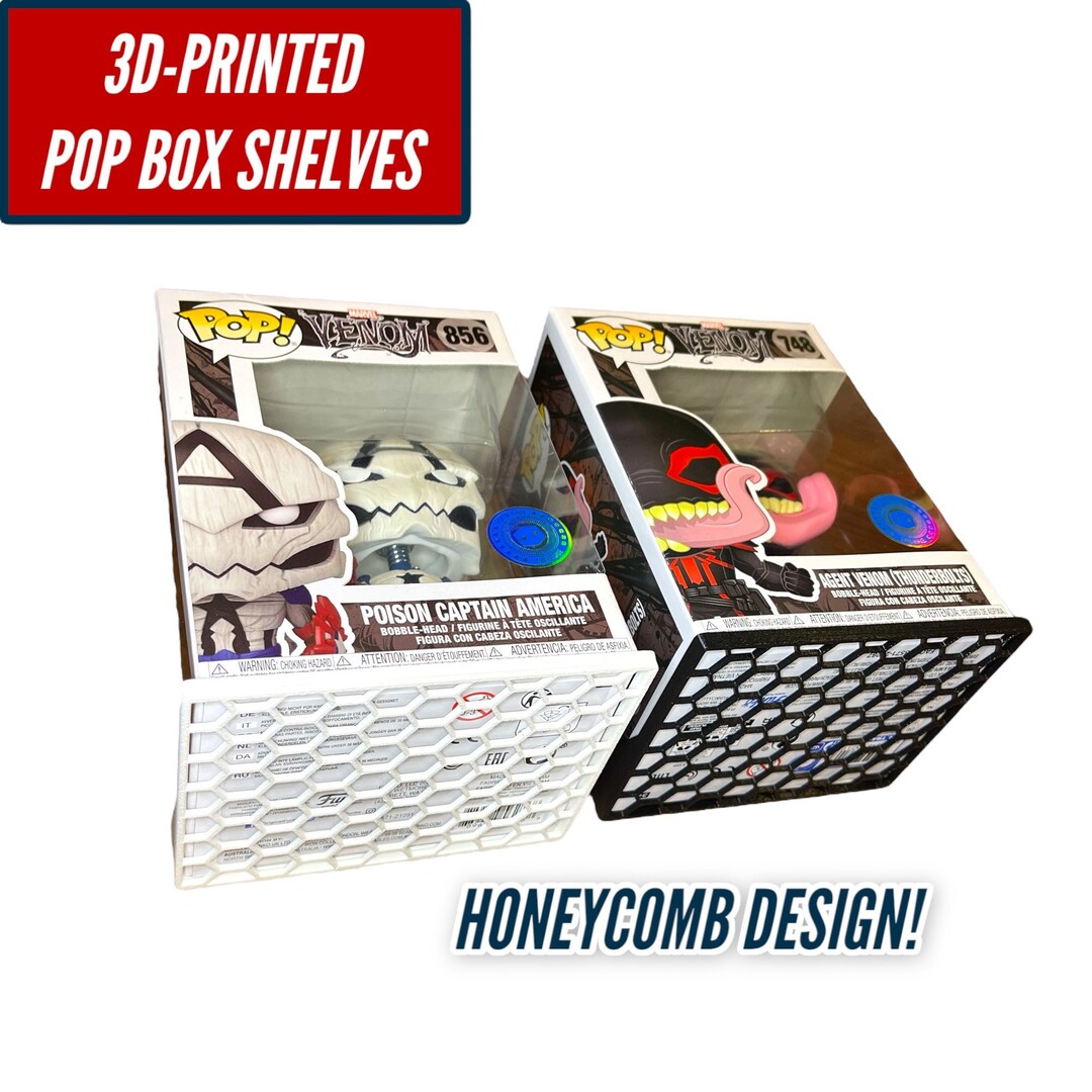 Honeycomb Floating Shelves for Funko Pop Boxes | Box Display Shelf ...