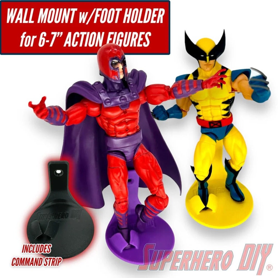 Foot Stand Wall Mounts for 6 Inch or 7 Inch Action Figures, Display ...