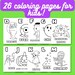 Halloween Alphabet Coloring Pages Halloween Abcs Coloring - Etsy