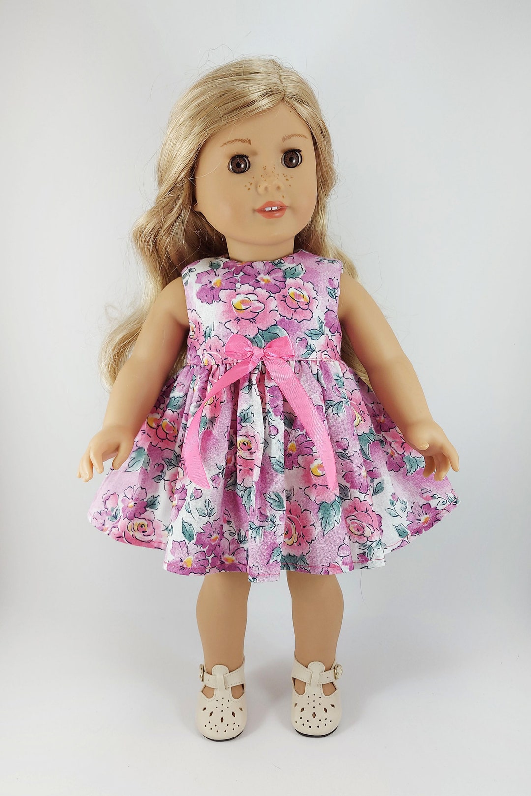 Dress for Doll AG 18 " , Made of Cotton Fabric - Etsy