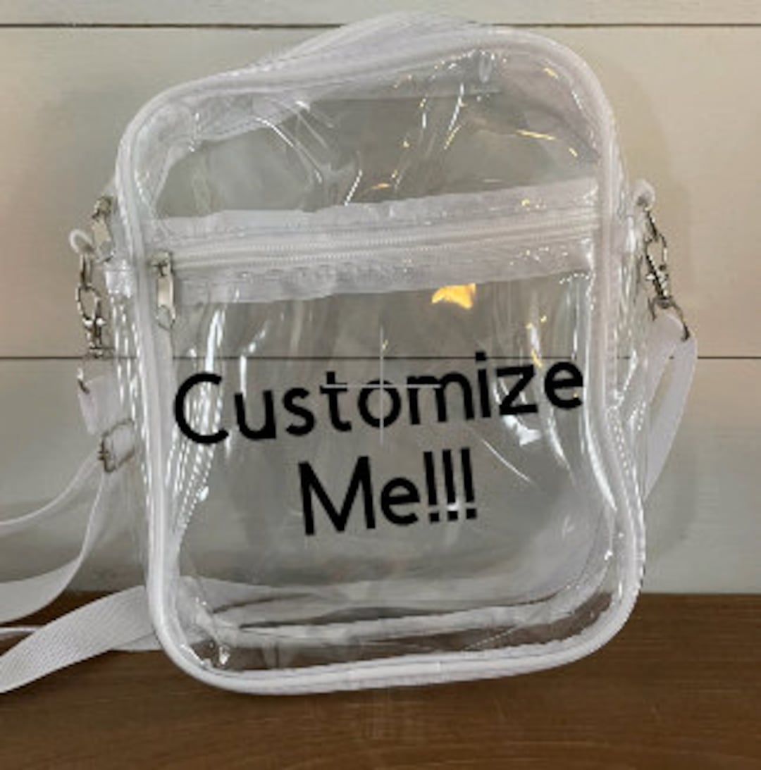 Custom Stadium Approved Bag, Personalized Concert Tote, Sporting Event ...