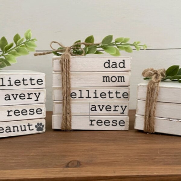 Decorative Book Stack - Etsy