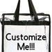 Custom Stadium Approved Bag, Personalized Concert Tote, Sporting Event ...
