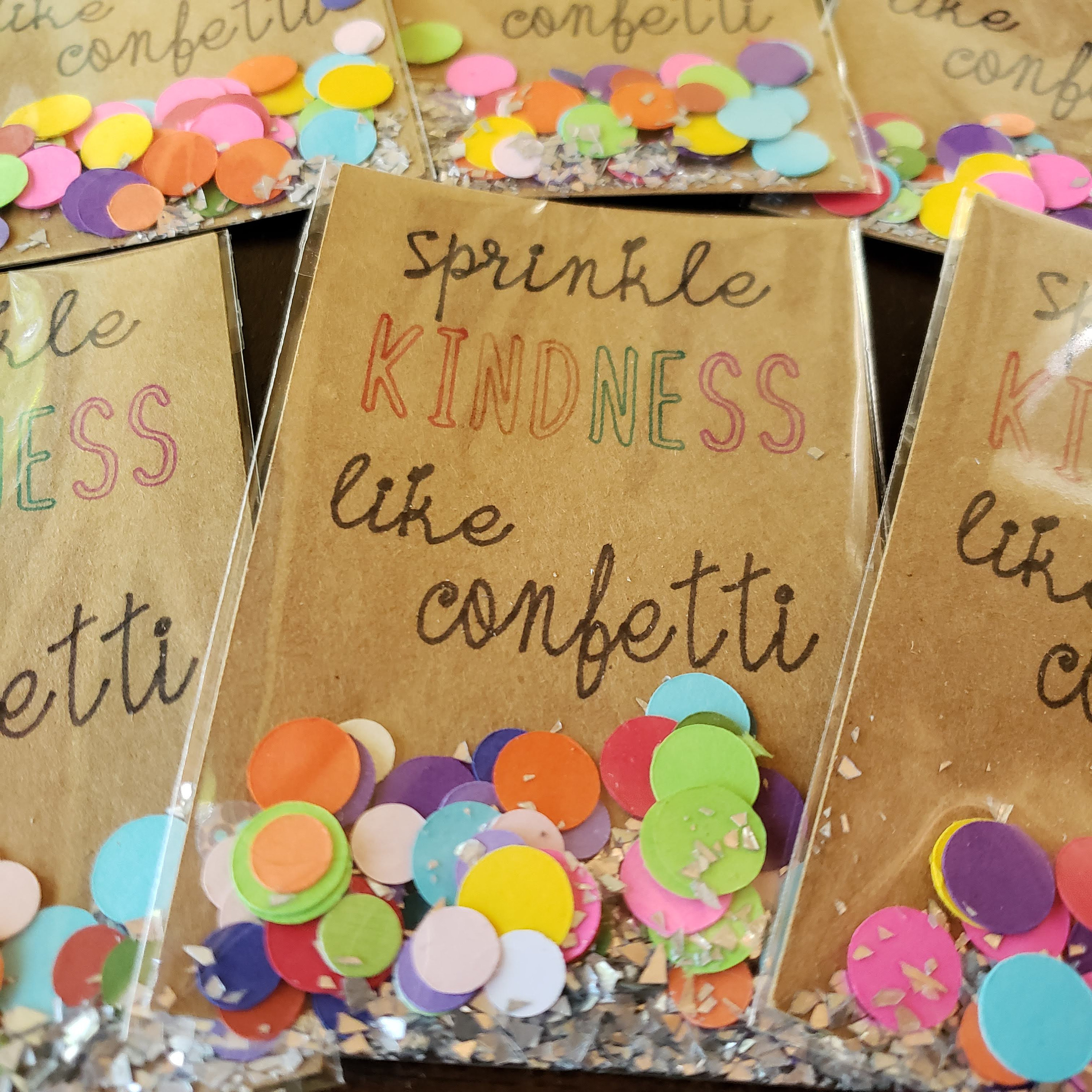 Sprinkle KINDNESS Like Confetti, Confetti Packets, Inspirational Gifts ...