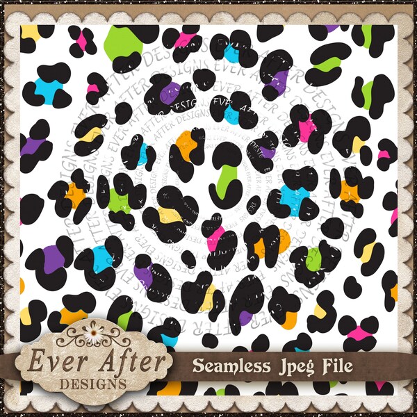 Lisa Frank Snow Leopard Fabric - Etsy