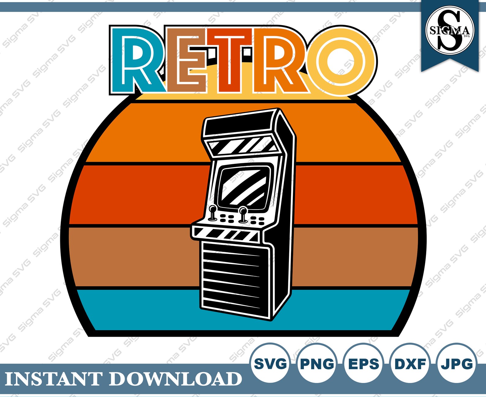 Retro Arcade Game SVG Video Game Gaming Svg Funny Gaming - Etsy