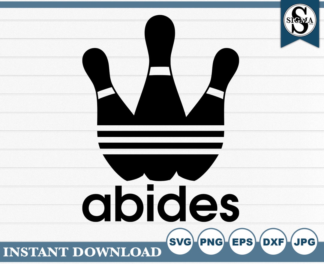 Abides SVG - Big Lebowski, the Dude, Bowling - Clipart for Cricut and ...