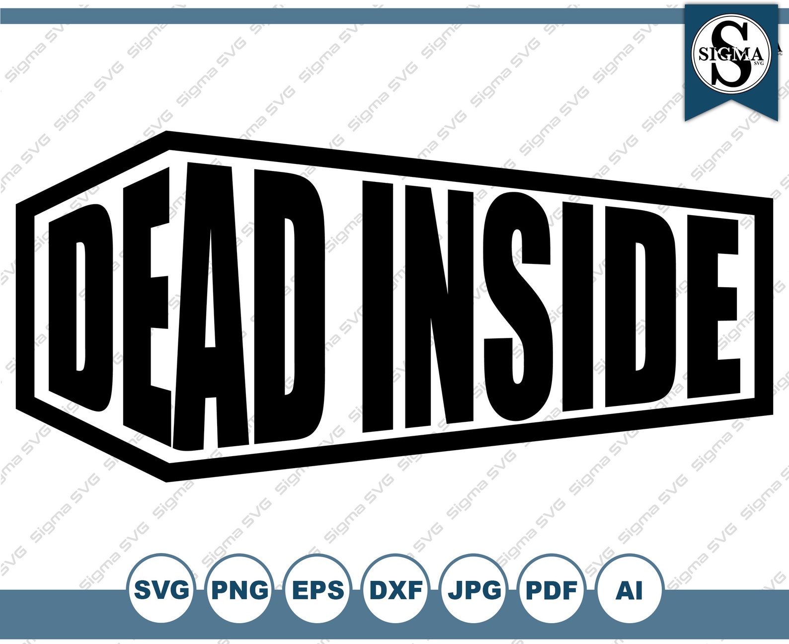 Dead Inside Coffin SVG Coffin SVG Creepy Clipart Dead Svg - Etsy México