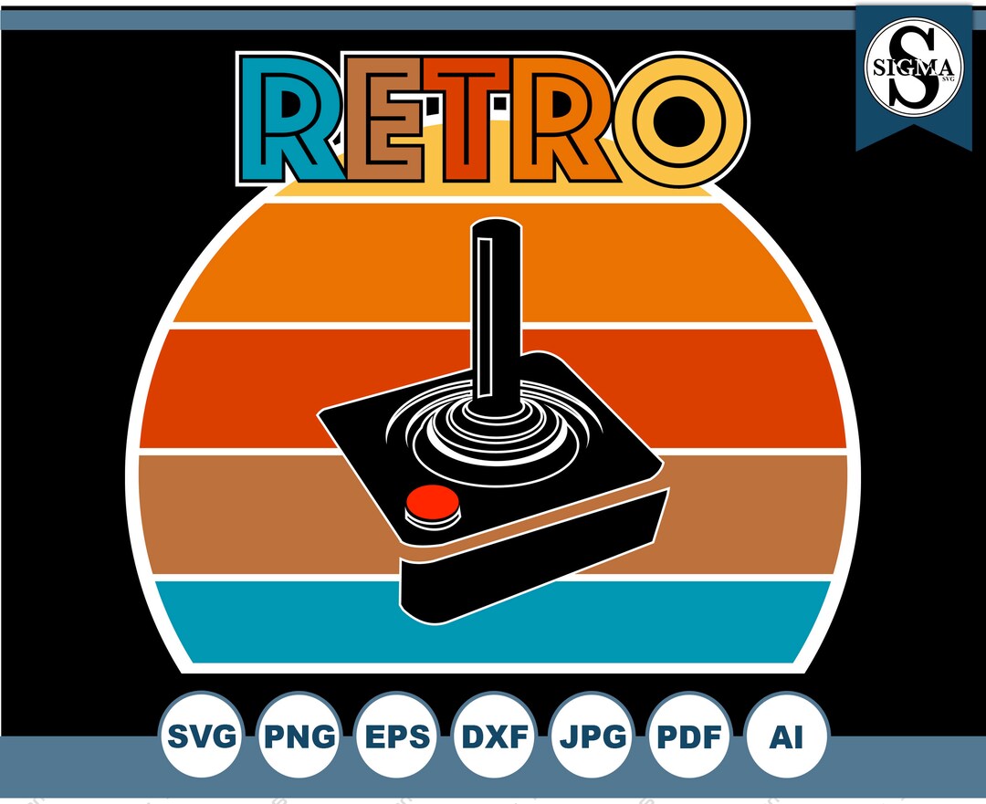 Retro Game Controller SVG, Video Game, Gaming Svg, Funny Gaming Svg ...