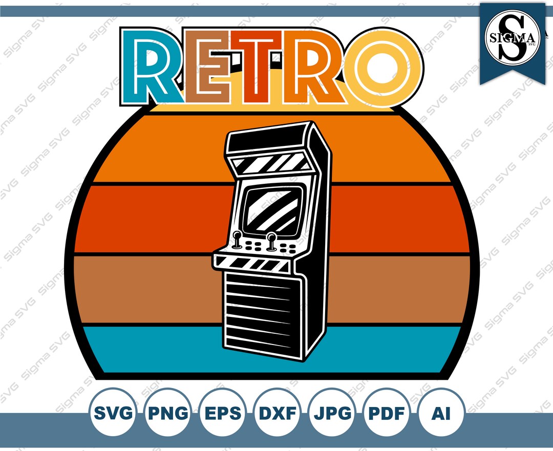 Retro Arcade Game SVG, Video Game, Gaming Svg, Funny Gaming Svg, Gaming ...