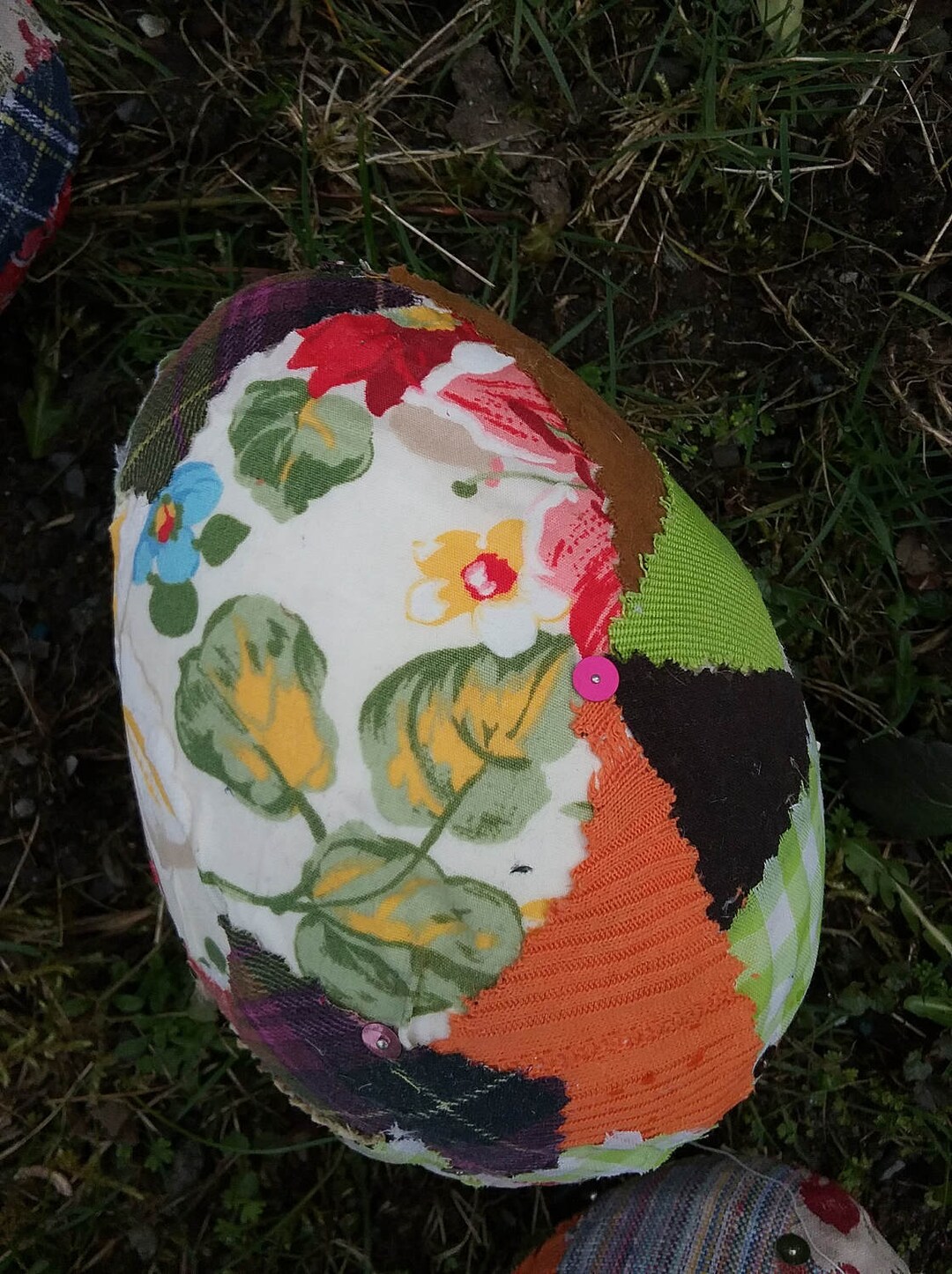 Easter, Large Easter Egg, Patchwork, Easter Gift, DIY, Decoration, Vintage - Etsy