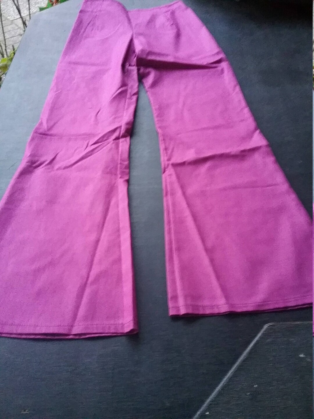 Flare Pants Stretch Pants Girls Teens Young Fashion Yellow Pink Purple ...