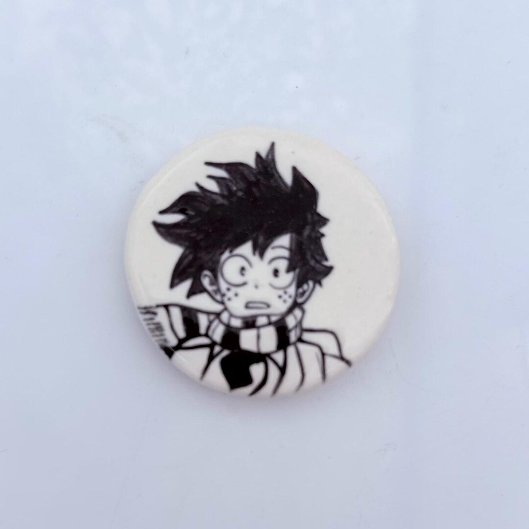 Hand Painted Izuku Midoriya Deku My Hero Academia Magnet - Etsy