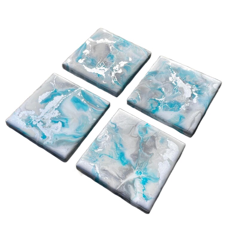 Gray Coasters - Etsy