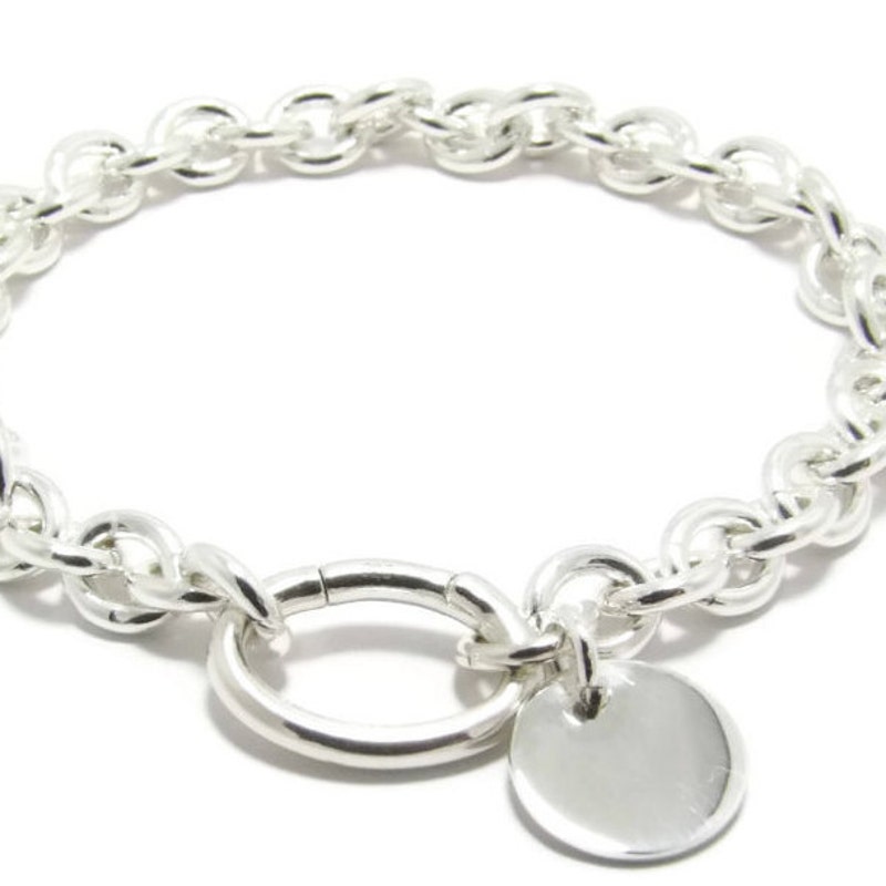 Sterling Silver Bracelets - Etsy