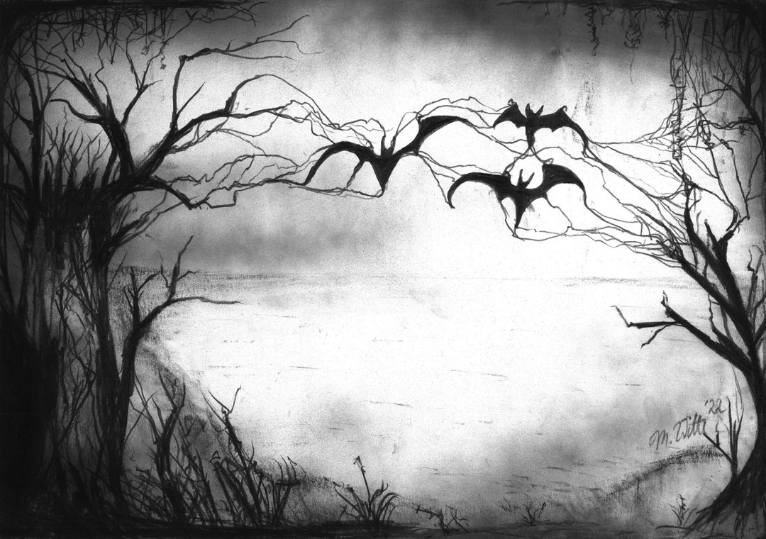 Professional Art Print Bats Different Sizes - Etsy