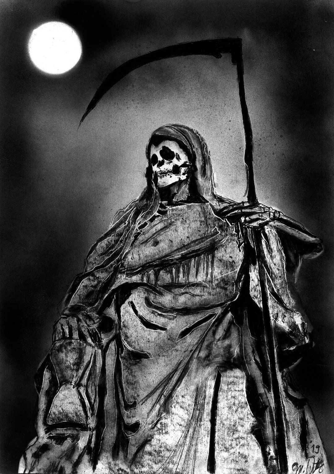Professional Art Print Reaper Different Sizes - Etsy